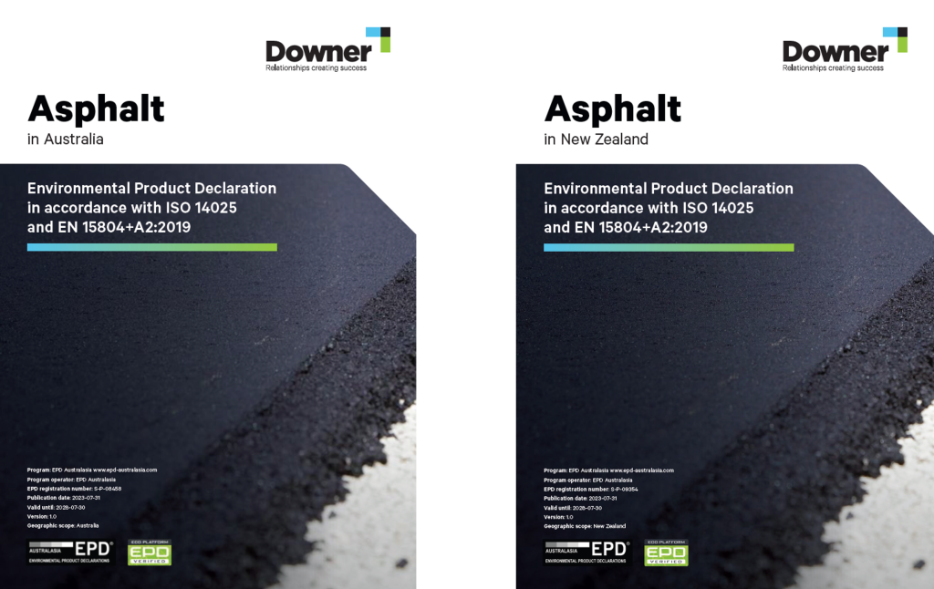 New EPD alert: Downer asphalt (Australia and New Zealand) – start2see